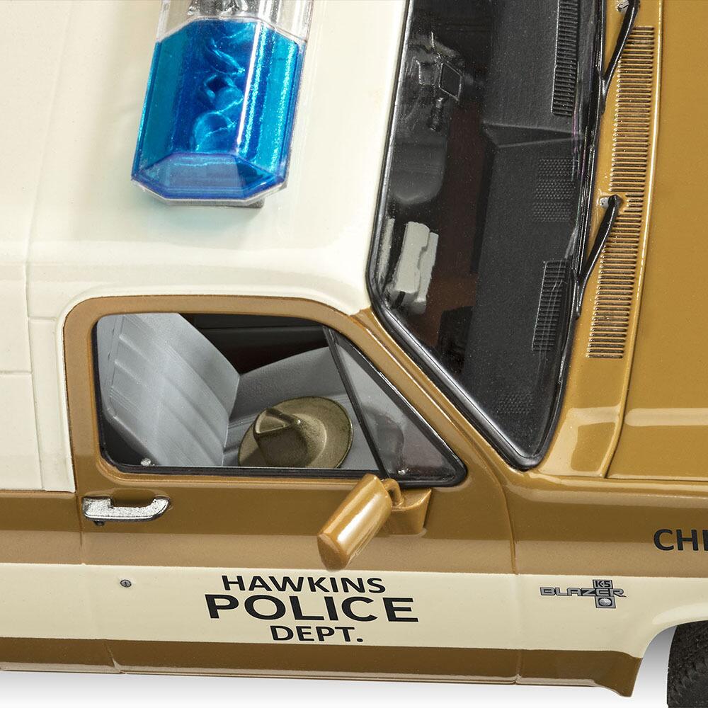Revell Stranger Things Chevrolet K5 Blazer Police SUV Model Kit Scale 1:25