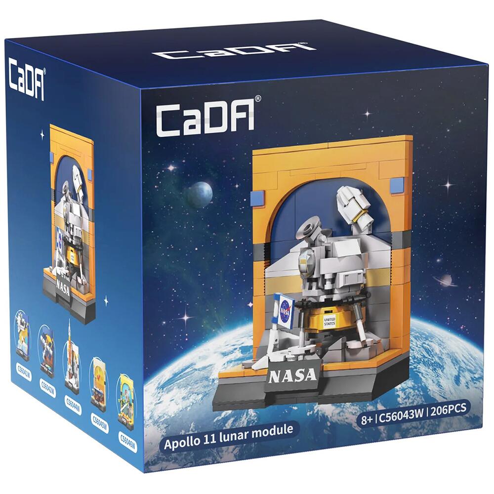CaDA Apollo 11 Lunar Module Space Construction Toy 206 Piece