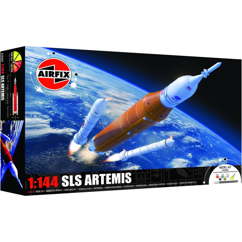Airfix SLS Artemis Rocket Gift Set Model Kit Scale 1:144