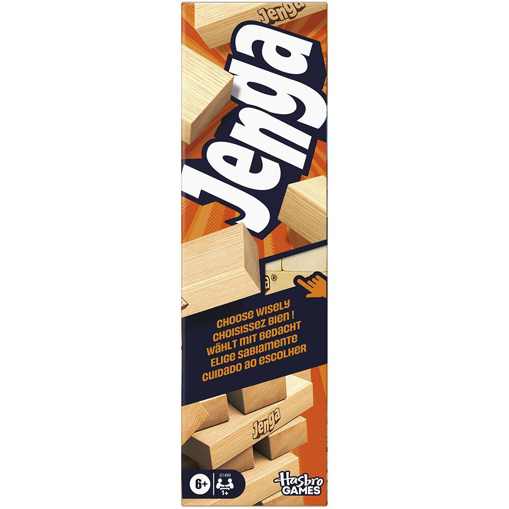 Hasbro Games Jenga Wooden Block Tower Game