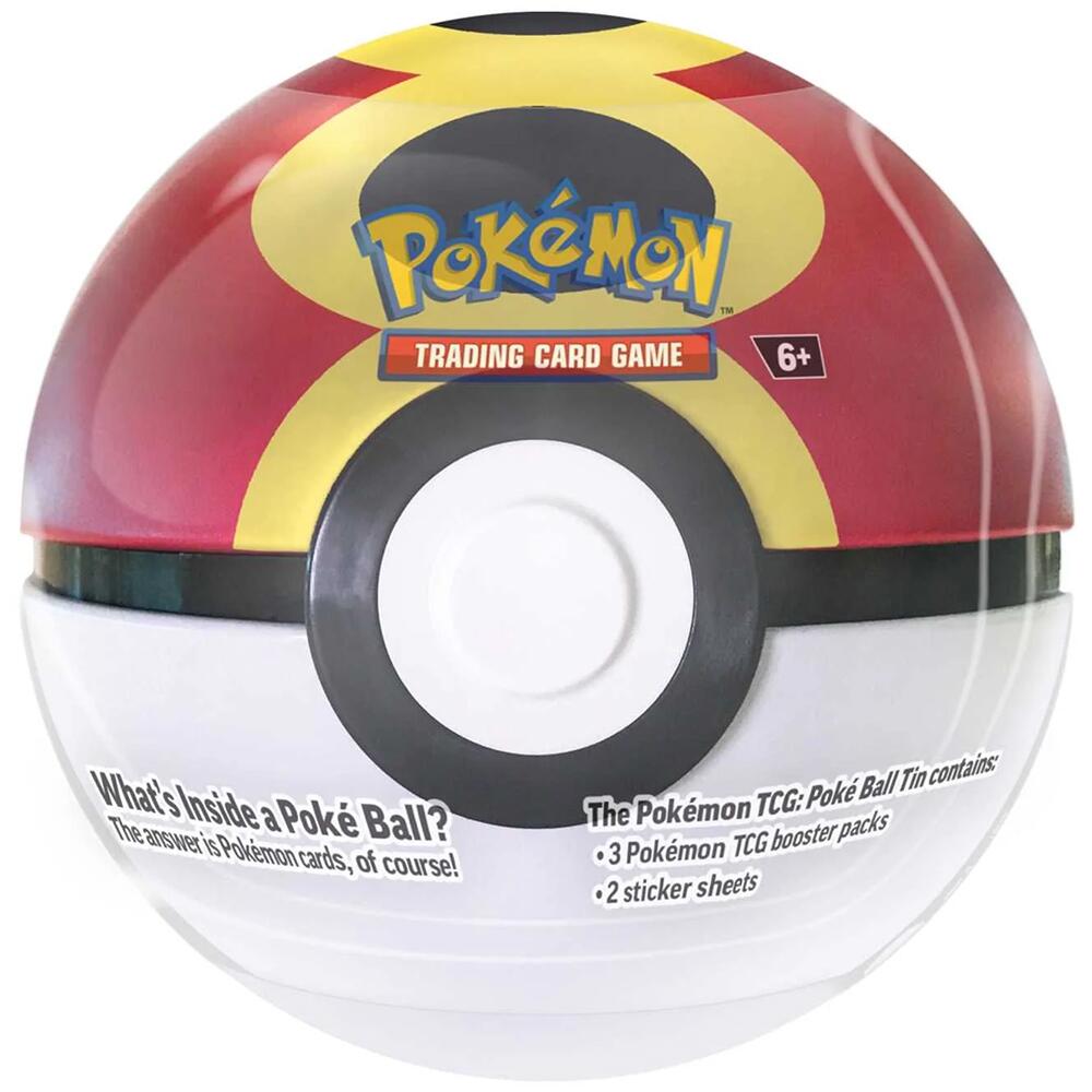 Pokémon TCG Poke Ball Tin with 3 Booster Packs