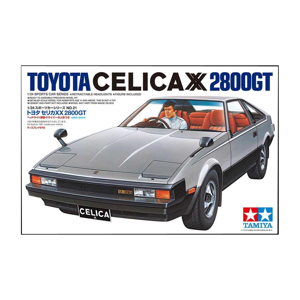 Tamiya Toyota Celica XX 2800GT 1981 Sports Car Model Kit (Scale 1:24)