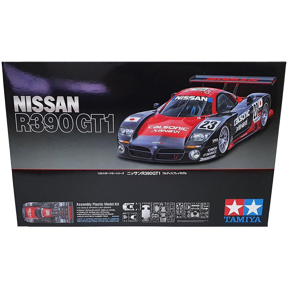Tamiya Nissan R390 GT1 Race Car Model Kit (Scale 1:24)