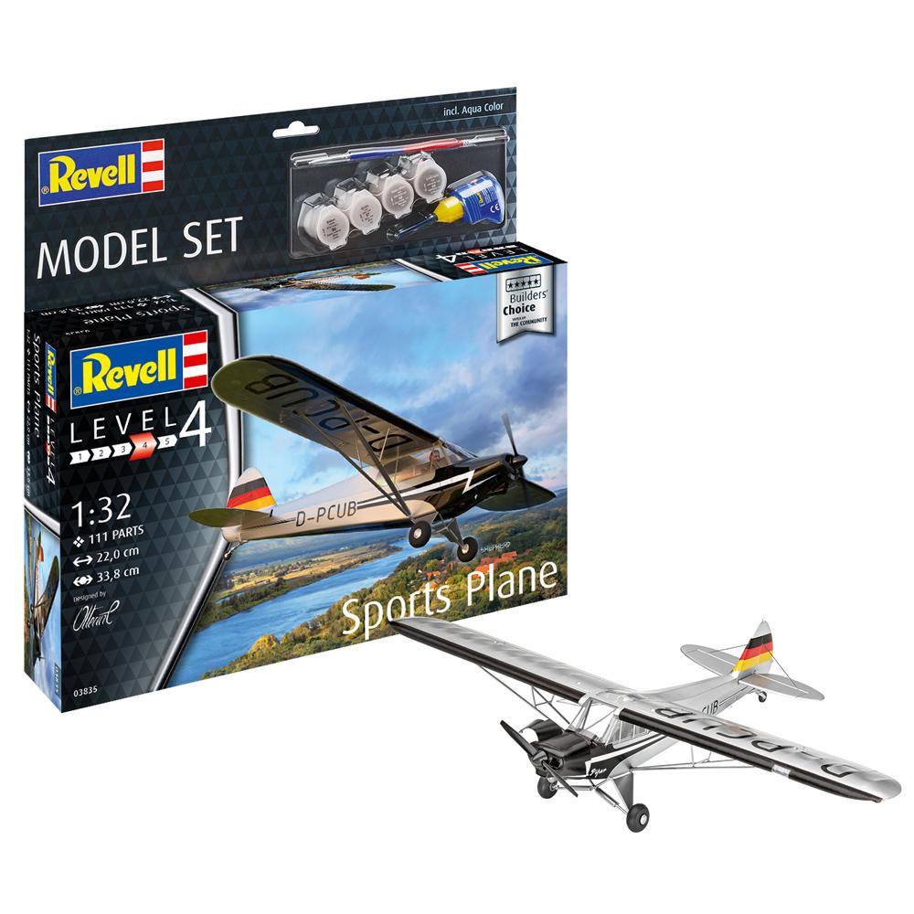 Revell Sports Plane Aircraft MODEL SET 63835 Scale 1:32 with Paints ...