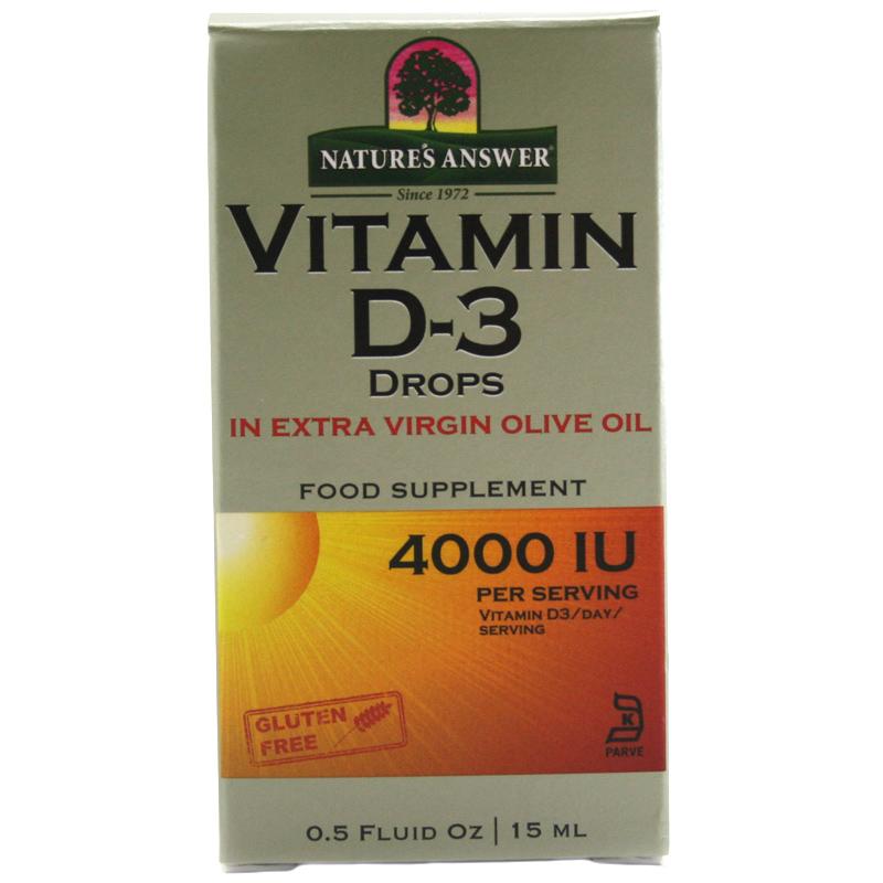 Natures Answer Vitamin D3 Drops 15ml
