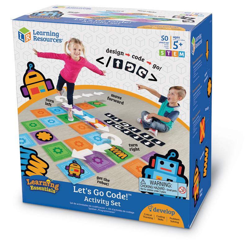 Learning Resources Learning Essentials STEM Lets Go Code Activity Set