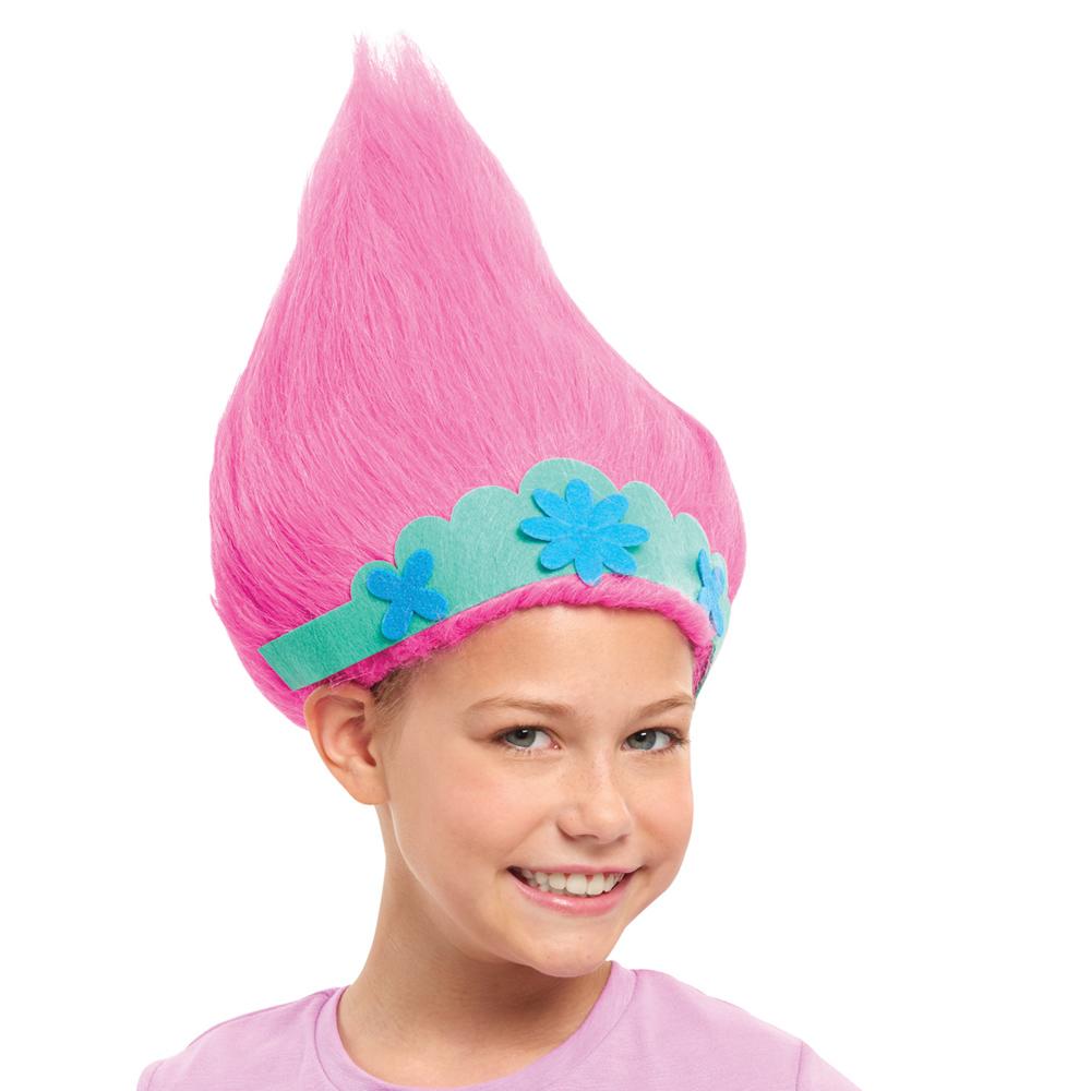 Dreamworks Trolls World Tour Trollific Queen Poppy Wig with Crown