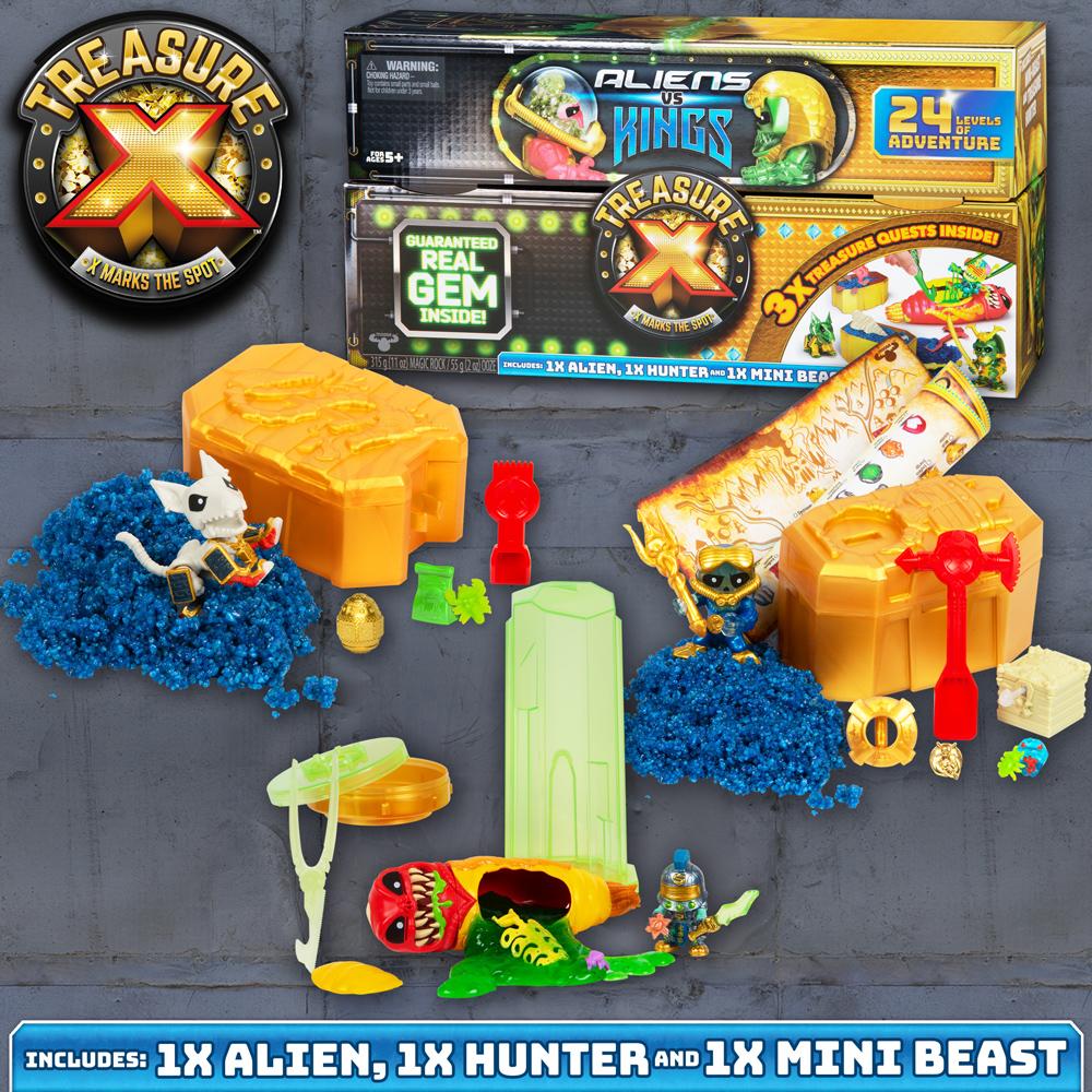 Treasure X Aliens vs Kings Treasure Set with 3 Quests