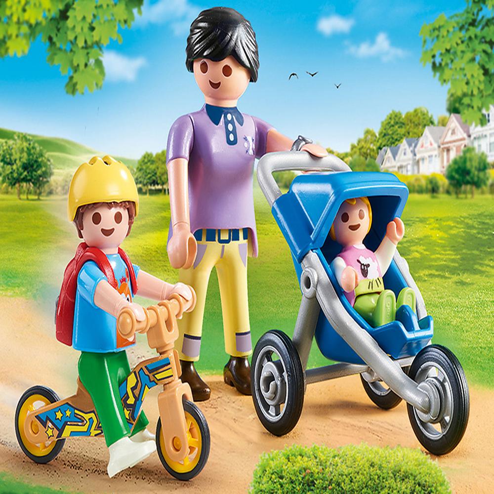 Playmobil City Life Mother with Children Figure Pack
