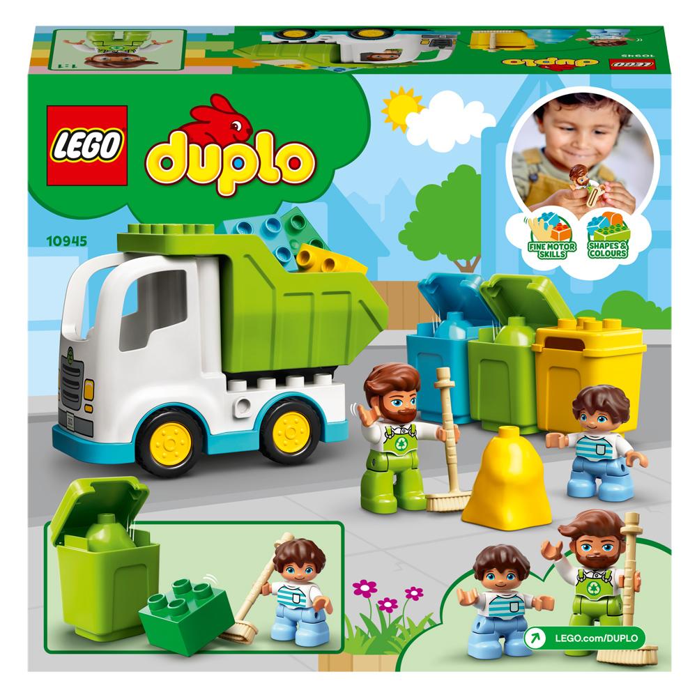 LEGO Duplo Garbage Truck and Recycling Building Set