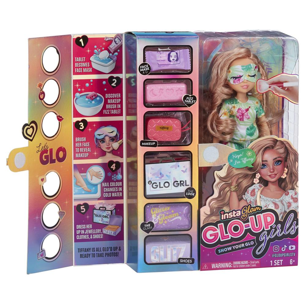 InstaGlam Glo-Up Girls Doll with 25 Fashion Surprises TIFFANY