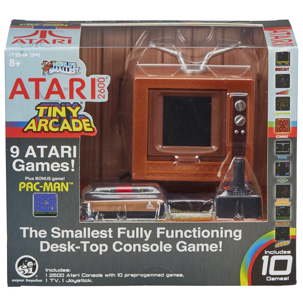 Tiny Arcade Atari 2600 Fully Functioning Desk-Top Console Game