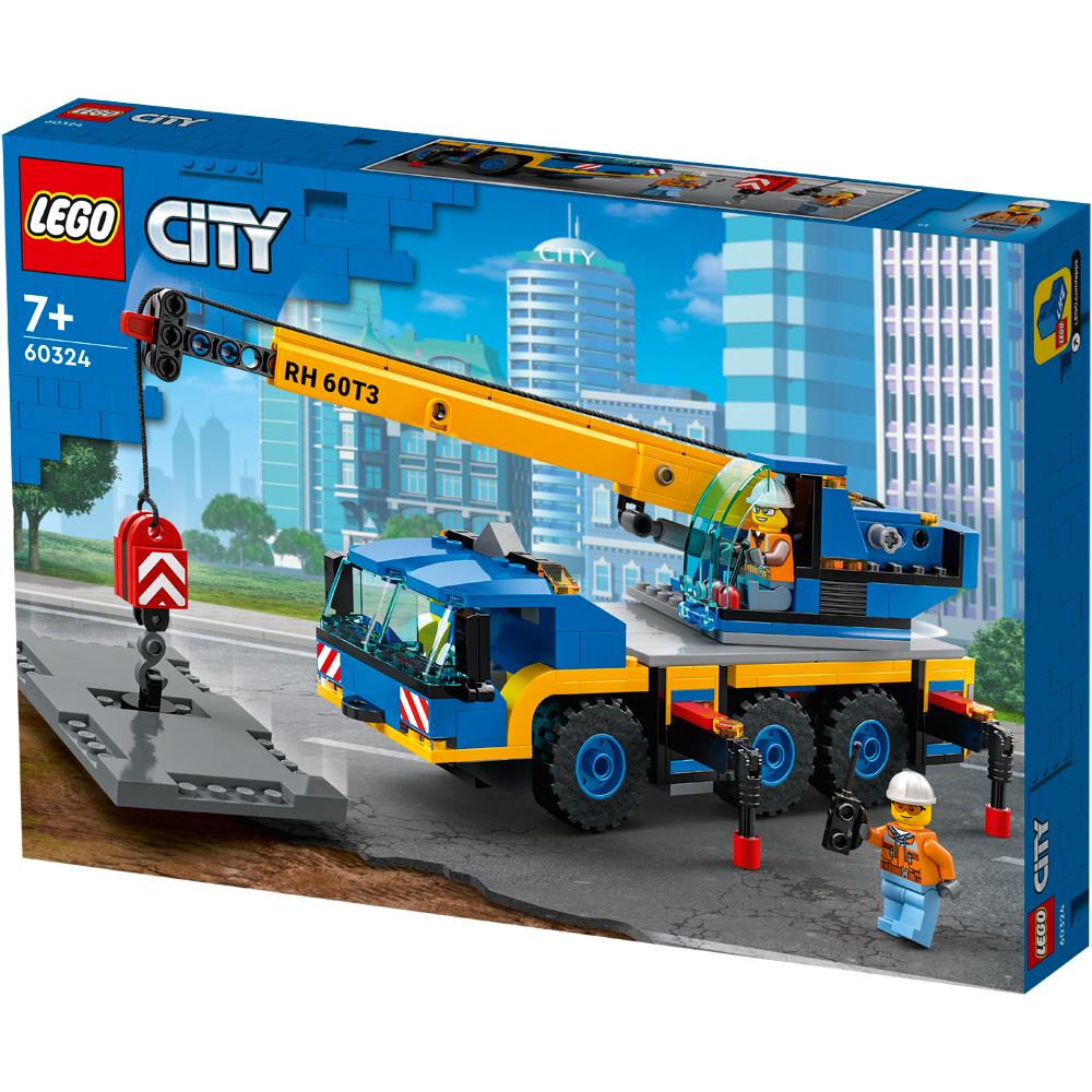 LEGO City Mobile Crane Construction Vehicle Building Set 340 Piece for ...