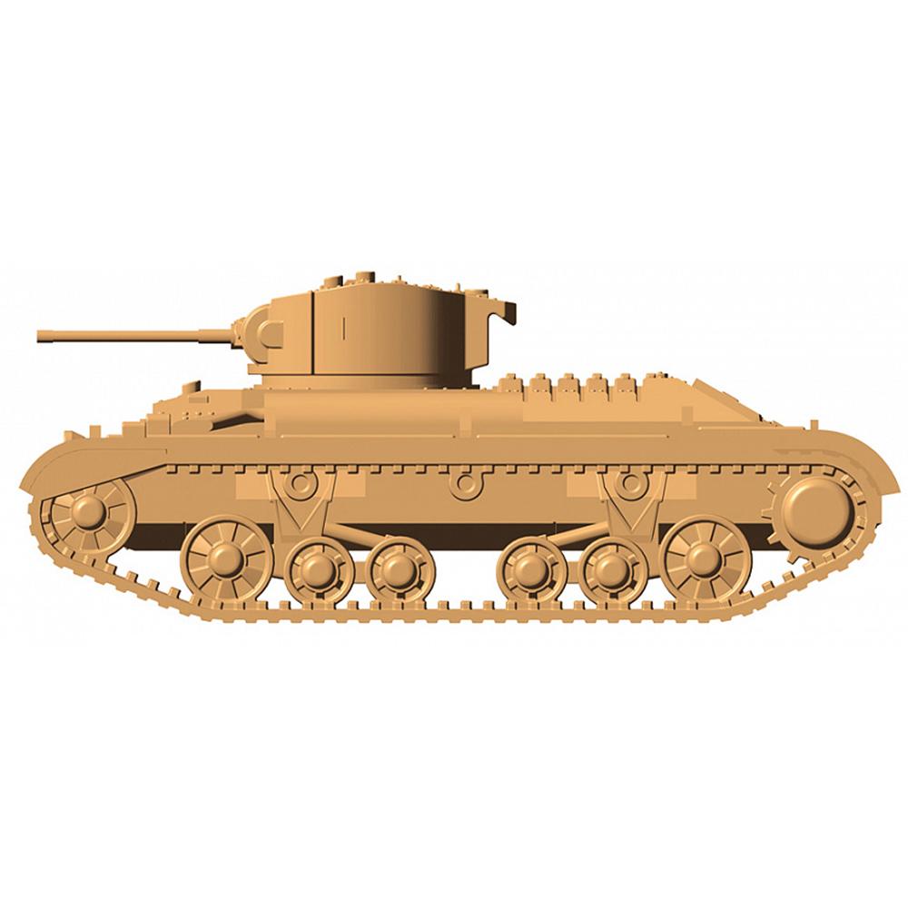 Zvezda Valentine II British Infantry Tank Model Kit (Scale 1:100)
