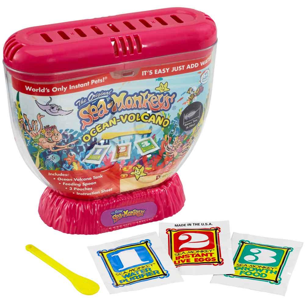 The Original Sea Monkeys Ocean Volcano Zoo Tank in PINK