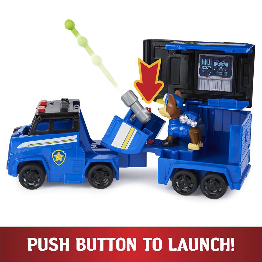 PAW Patrol Chase Rescue Truck with Pup Figure Playset for Ages 3+