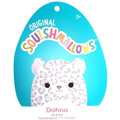 Squishmallows Pastel Dohna The Leopard 8" Tall Plush Soft Toy