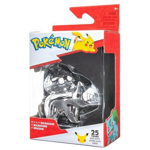 Pokémon 25th Anniversary Celebration 3" Silver BULBASAUR Figure