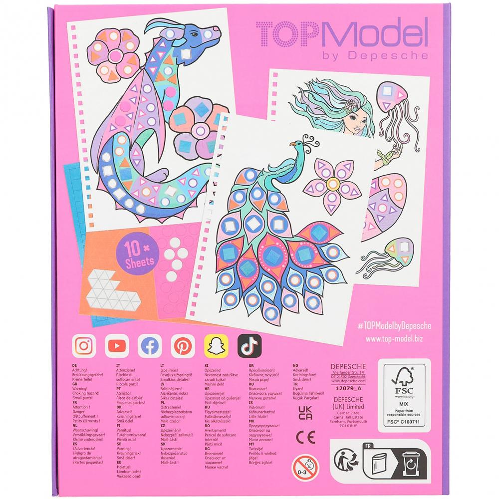 Depesche TOPModel Fantasy Sticker Your Picture Book 25 Pages for Ages 6+