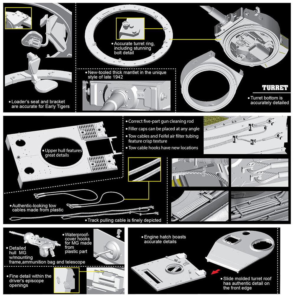 Dragon Tiger I Early Production Tiki Battle of Kursk Tank Military ...