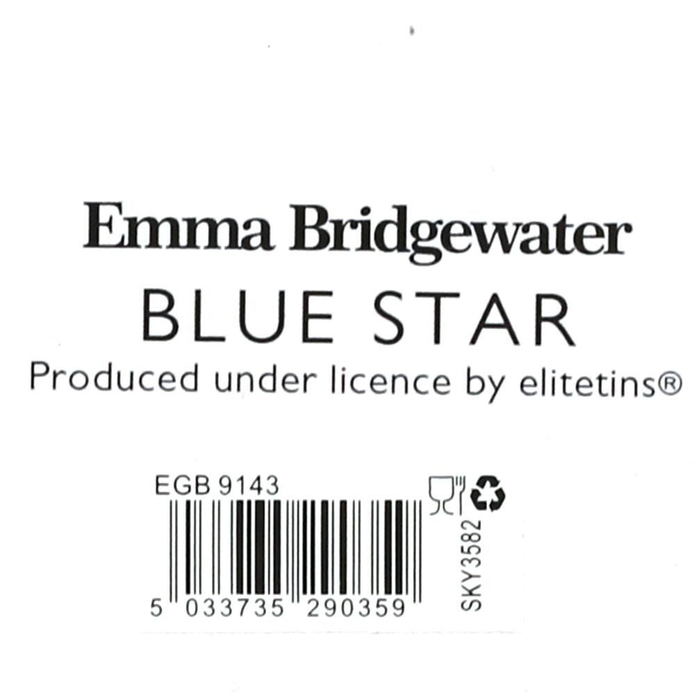 Emma Bridgewater Blue Star Small Metal Serving Tray 24 x 16cm