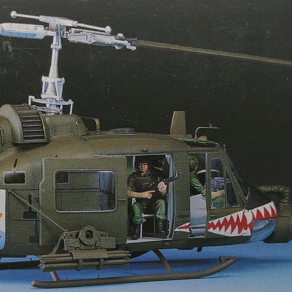 Academy U.S. Army UH-1C "Frog" Helicopter Model Kit Scale 1/35