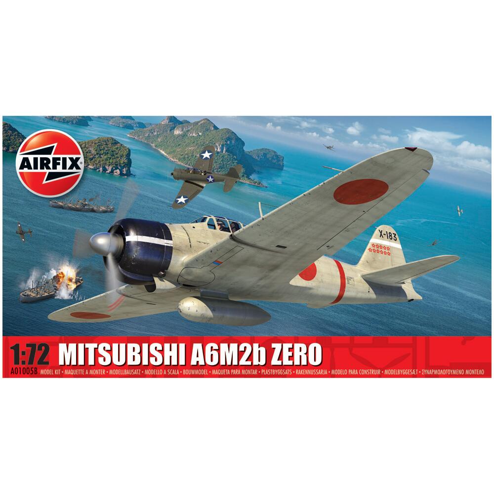 Airfix Mitsubishi A6M2b Zero Japanese WWII Model Kit Scale 1:72