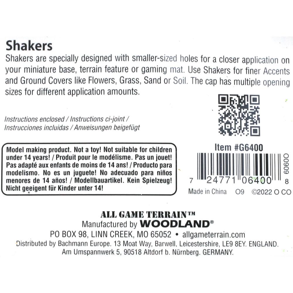 All Game Terrain Shakers Set of 2 Wargaming Scenery Decorating Tool
