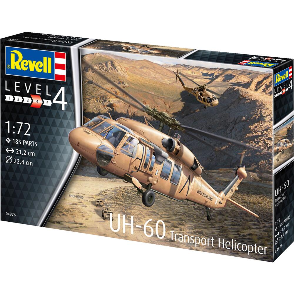 Revell UH-60 Transport Helicopter Model Kit (Scale 1:72)