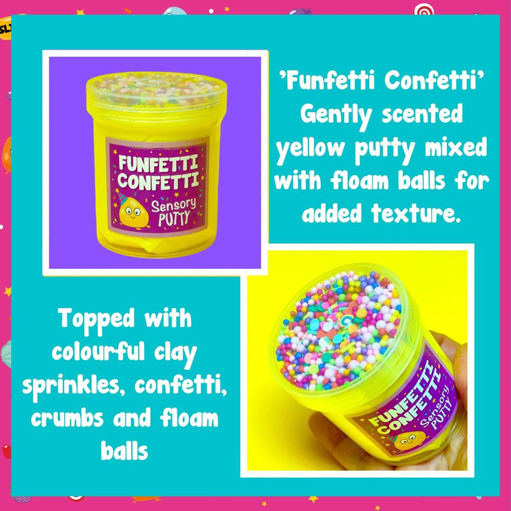 Slime Party FUNFETTI CONFETTI Sensory Putty 275ml