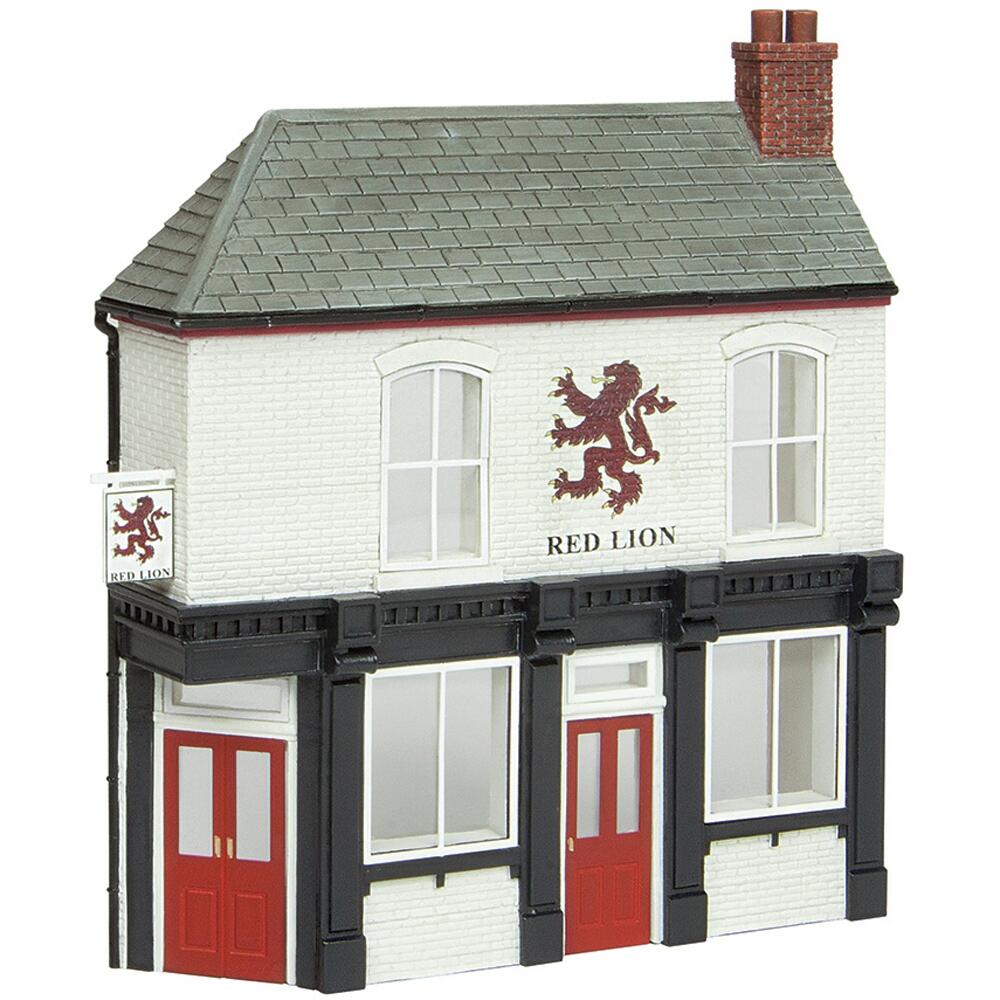 Scenecraft Low Relief Corner Pub Red Lion Model Railway 00 Gauge 1:76 Scale