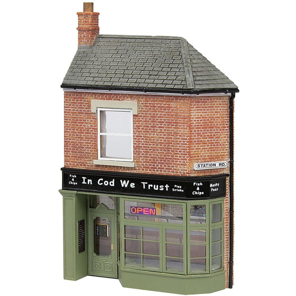 Scenecraft Low Relief In Cod We Trust Fish & Chip Shop Model Railway ...