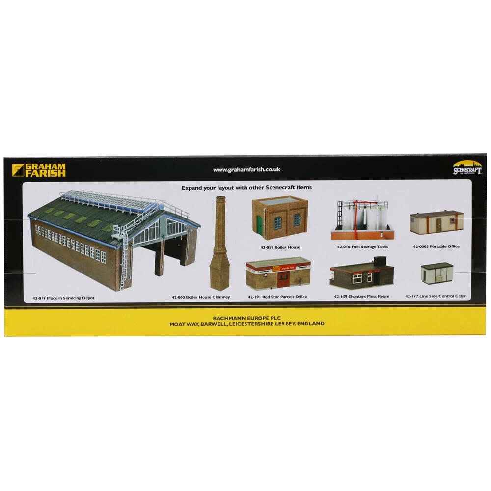 Scenecraft Graham Farish Two Lane Engine Shed Model Railway N Gauge