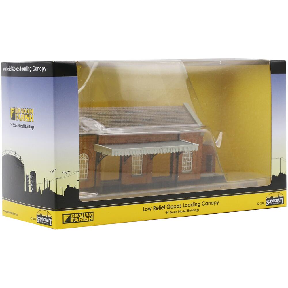 Scenecraft Graham Farish Low Relief Goods Loading Building with Canopy ...