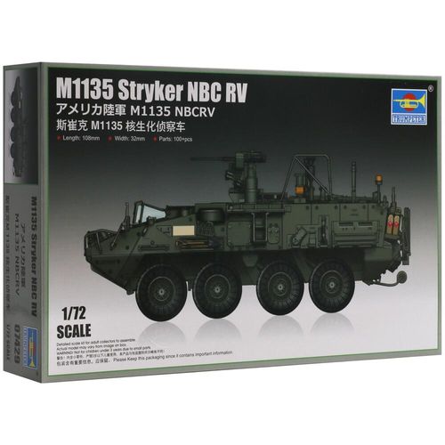 Trumpeter M1135 Stryker NBC RV Model Kit Scale 1/72