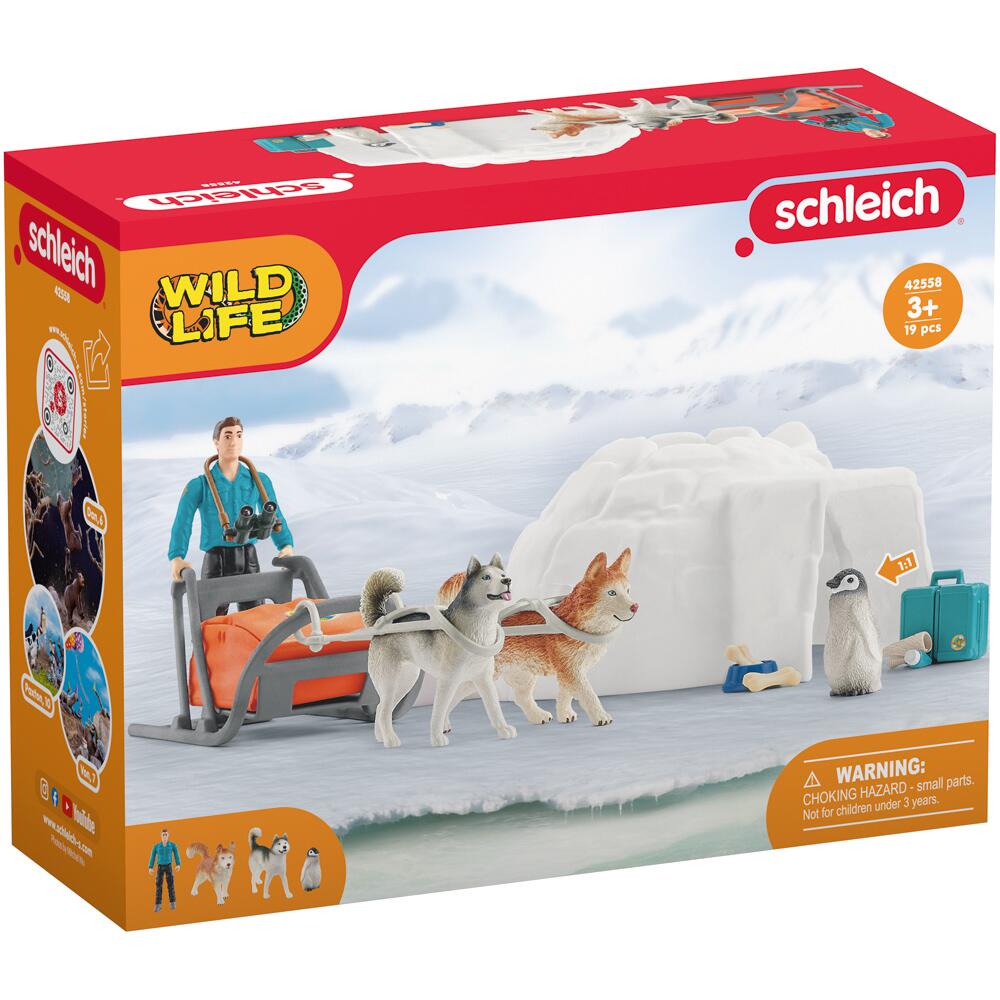 Schleich Wild Life Antarctic Expedition with Sled & Dogs