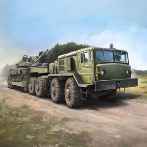 Trumpeter MAZ-537G Tank Transporter Model Kit Scale 1/72