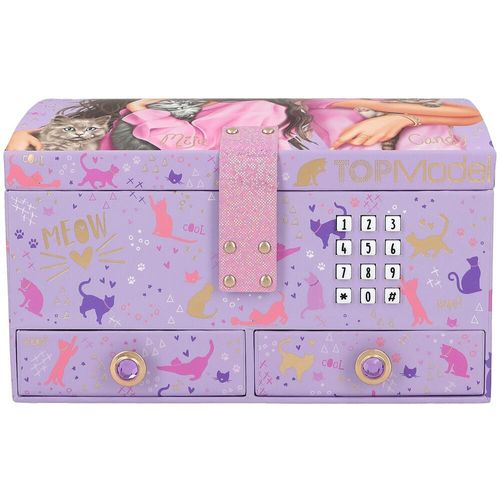 Depesche TOPModel Cat Day Jewellery Box with Secret Code & Sound