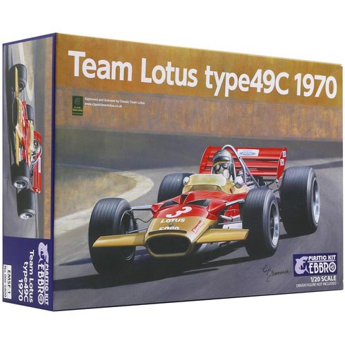 Ebbro Team Lotus Type 49C 1970 F1 Racing Car Model Kit Scale 1:20