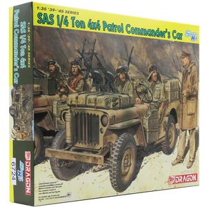 Dragon SAS ¼-Ton 4x4 Patrol Commander's Car Model Kit Scale 1:35