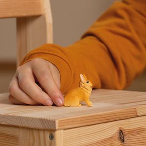 Schleich Farm World Lionhead Rabbit Figure