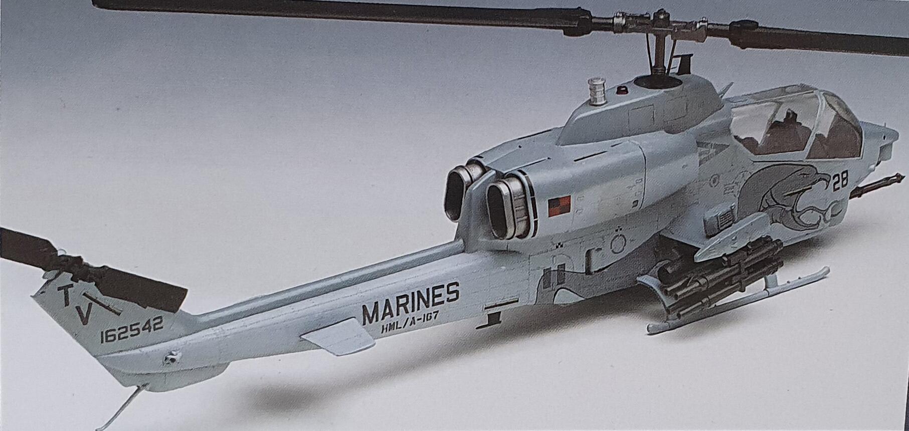 Academy USMC AH-1W "NTS Update" Helicopter Plastic Model Kit Scale 1/35