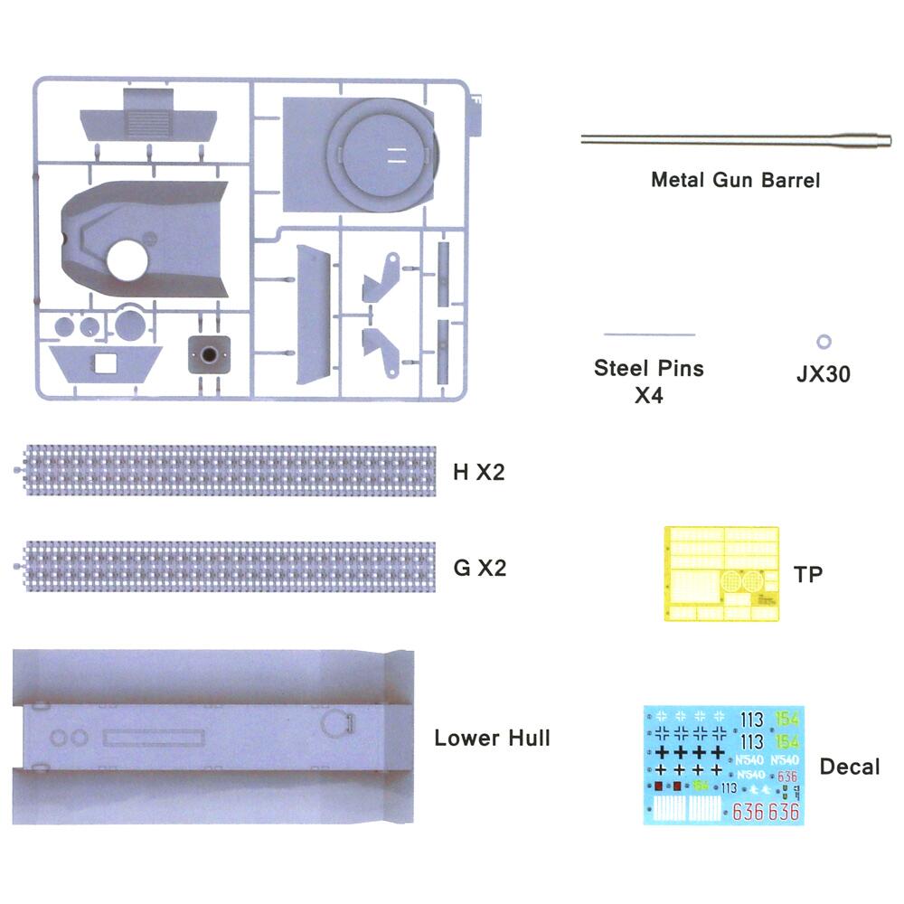Takom Vk100.01 (p) Mammut German WWII Concept Tank Military Model Kit ...