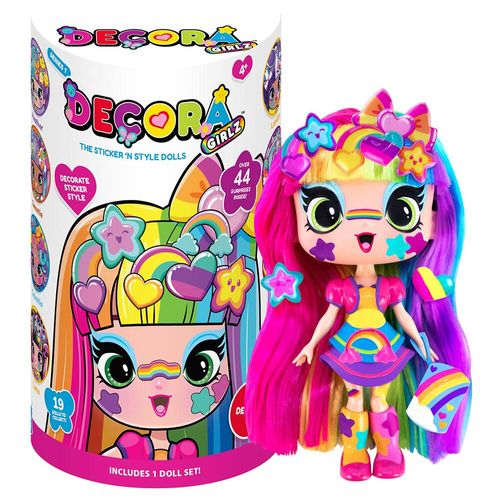 Decora Girlz Sticker 'N Style Doll Set DECORA