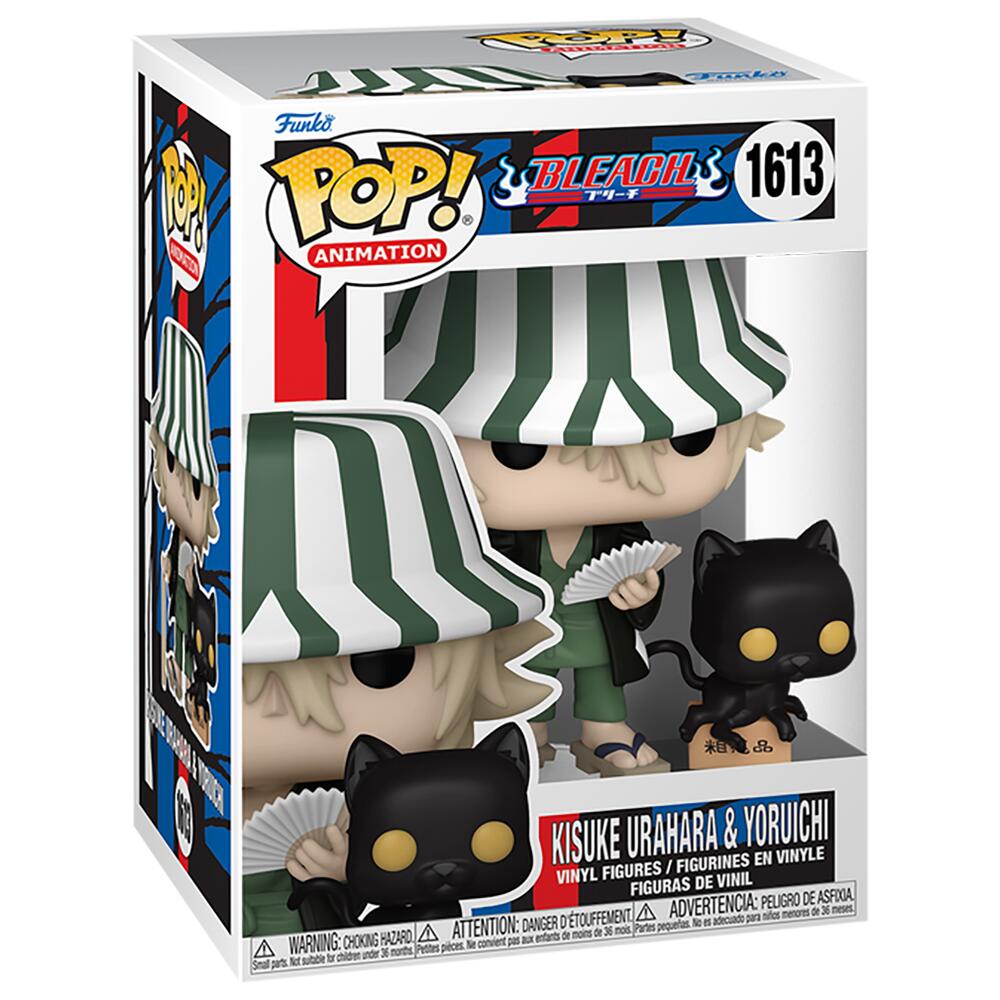 Funko POP! Animation Bleach Kisuke Urahara & Cat Yoruichi Vinyl Figures ...