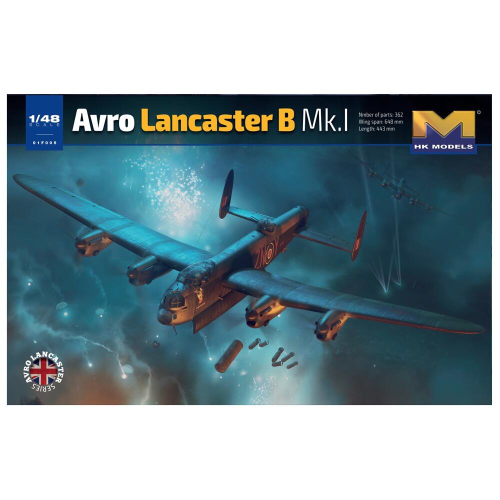 HK Models Avro Lancaster B Mk.I Aircraft Model Kit (Scale 1:48)