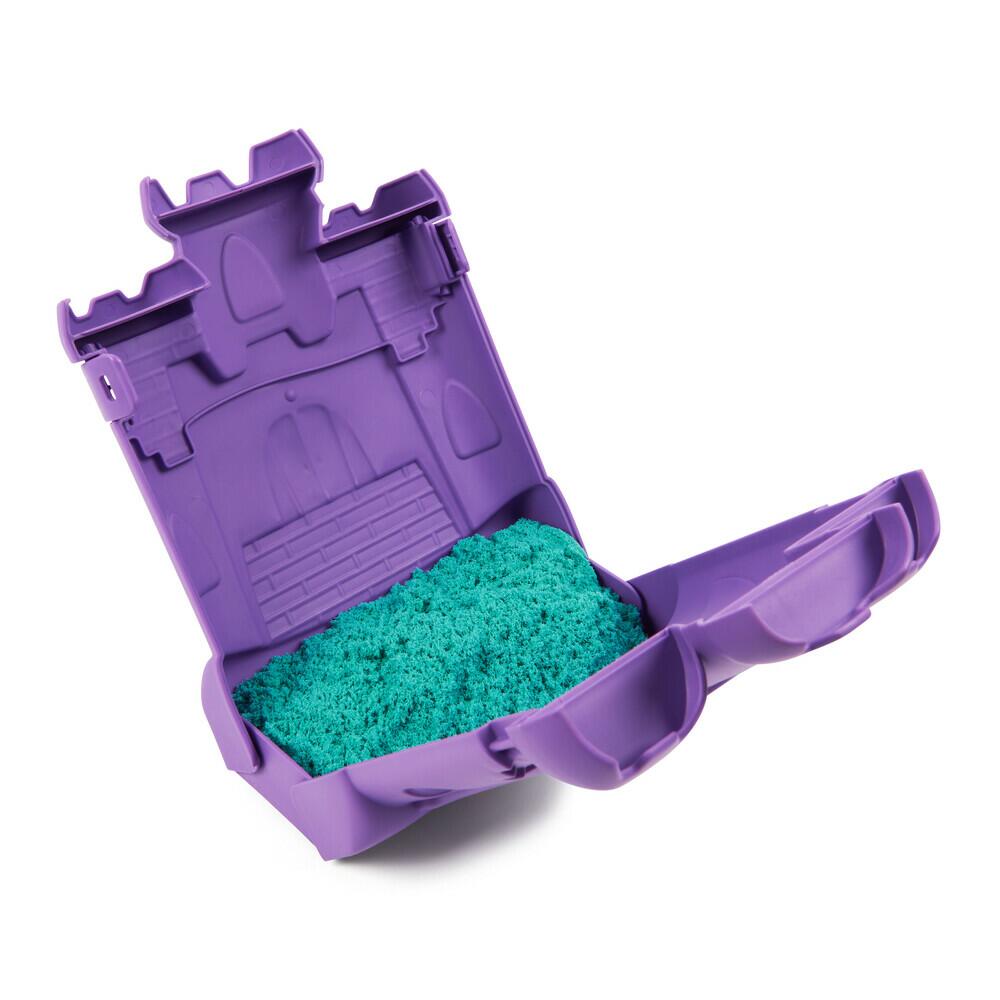 Kinetic Sand Castle Case with Teal Sand