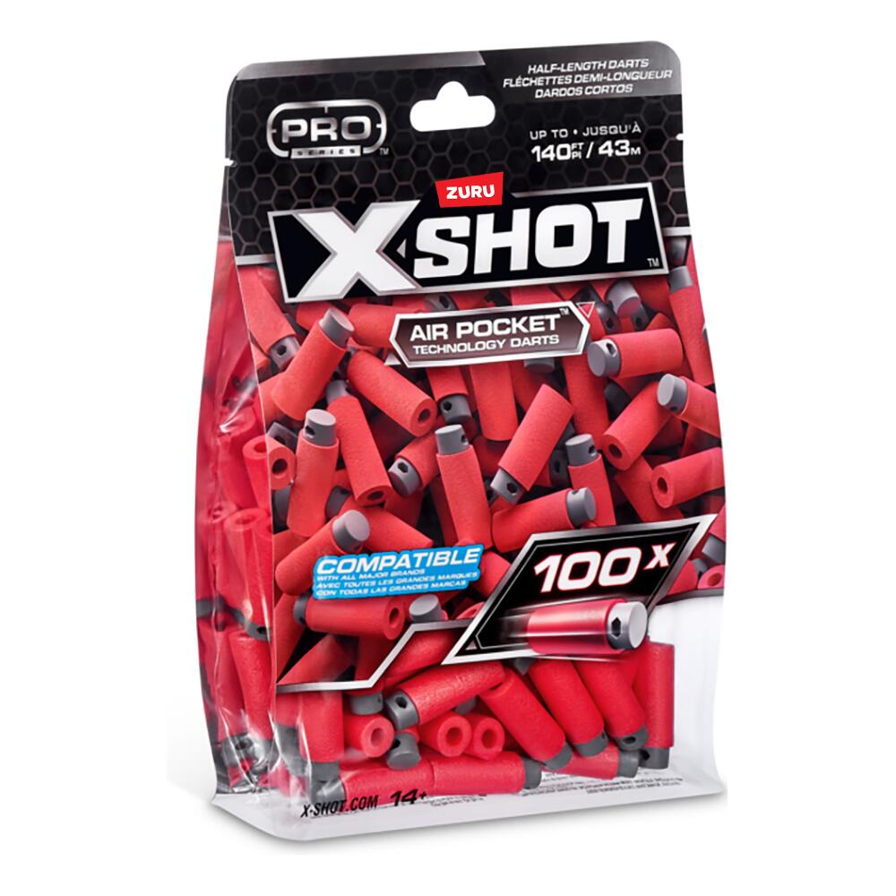 Zuru X SHOT Pro Half Length Darts Refill 100 Pack