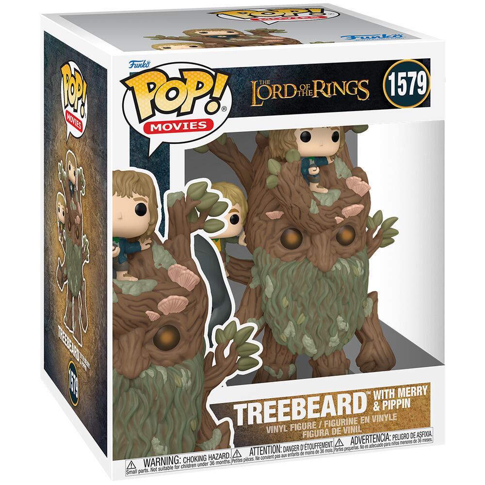 Funko POP! The Lord of The Rings Treebeard with Merry & Pippin Vinyl ...