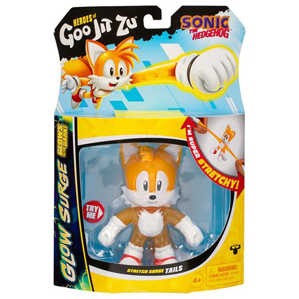 Heroes of Goo Jit Zu Sonic The Hedgehog Stretch Surge TAILS Figure